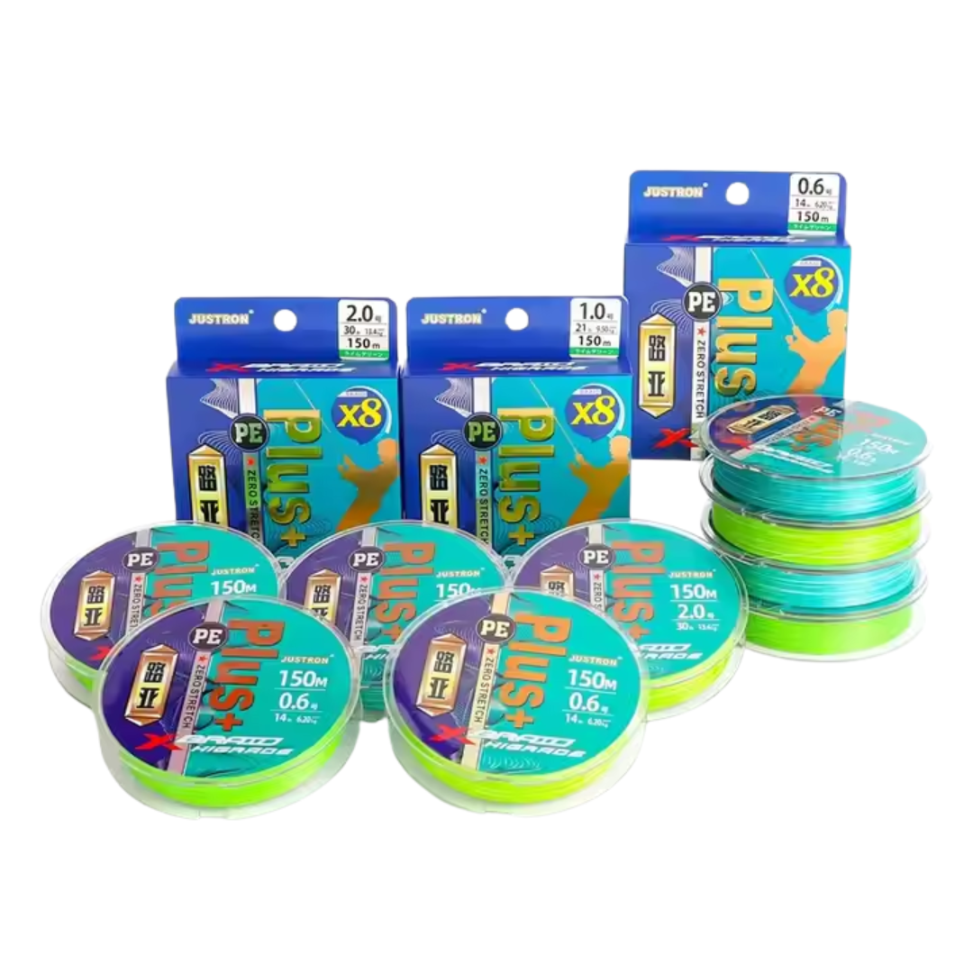 Justron X8 Braided Fishing Line – 150m – Cabral Outdoors