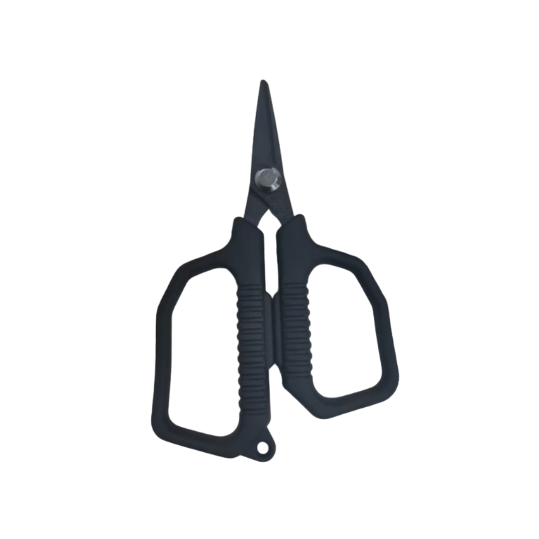 Ergonomic Grip Compact Fishing Scissors With Lanyard Holes Design ...