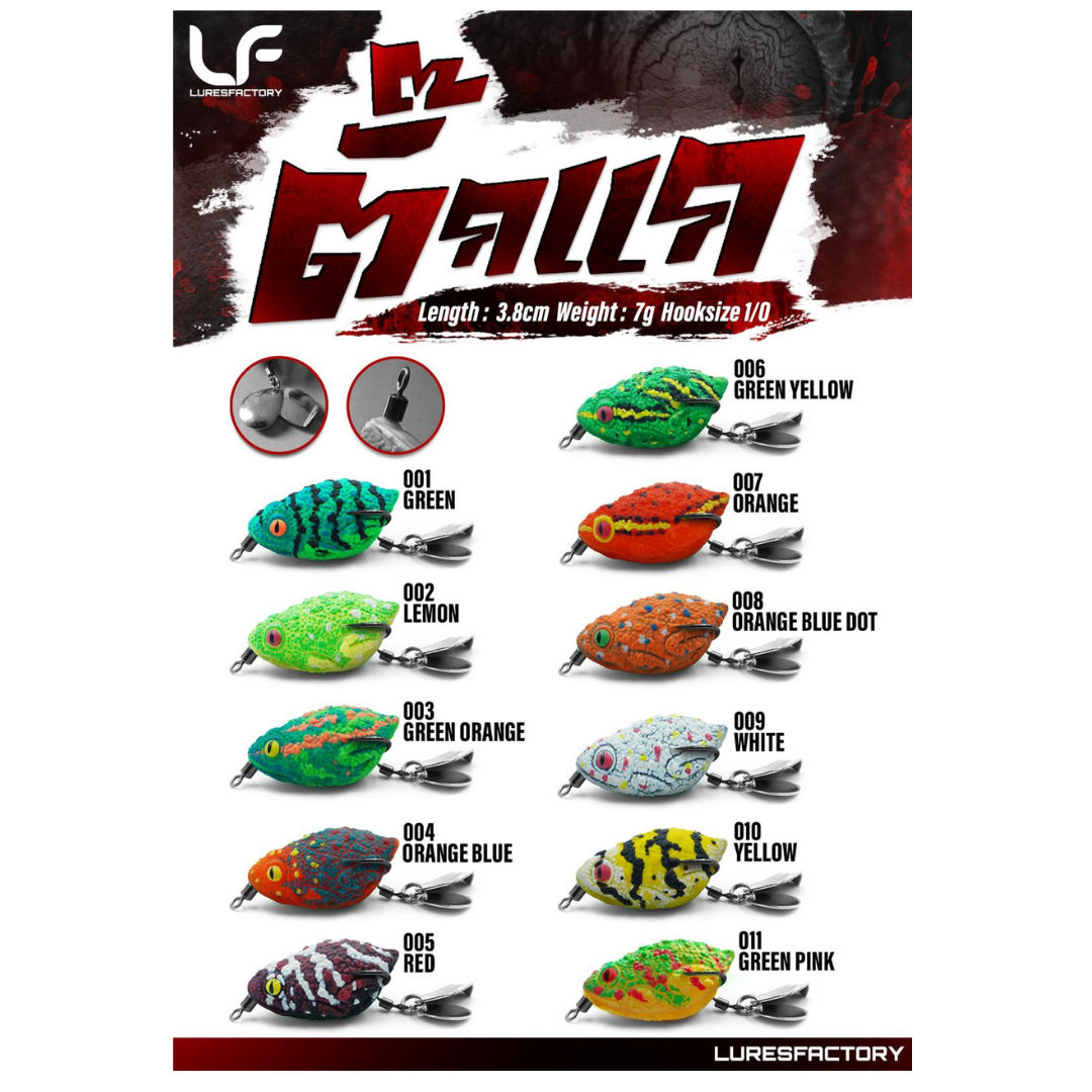 Lures Factory Gecko Frog | Size:4cm | 6.5g – Cabral Outdoors