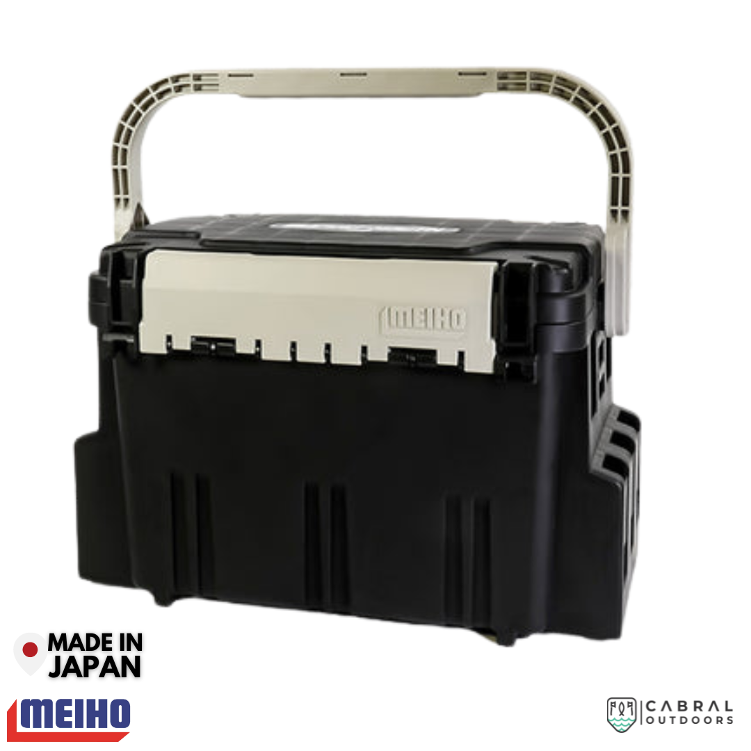 Meiho Bucket Mouth 5000 Tackle Box | Black – Cabral Outdoors